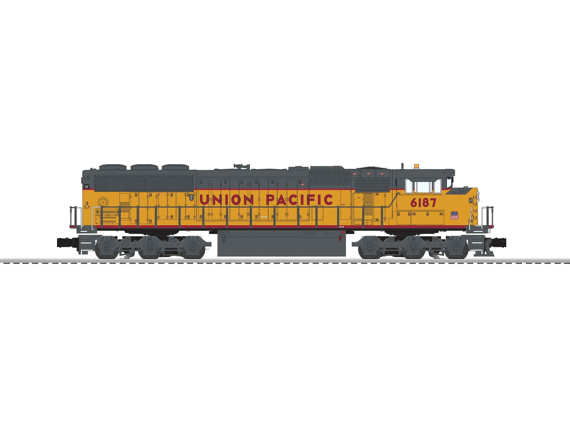 Union Pacific SD60M #6187